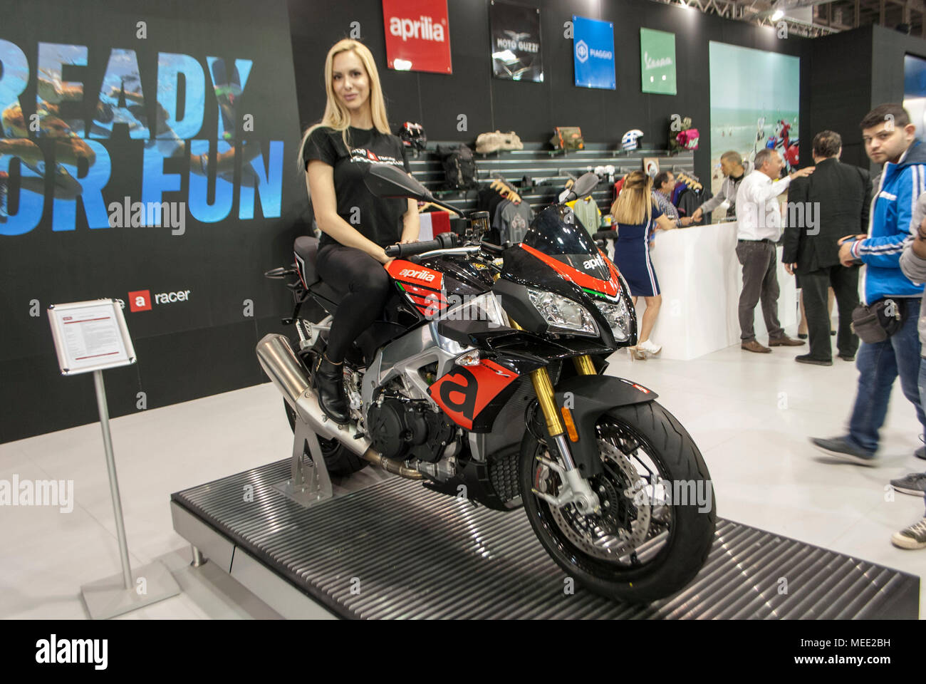 Aprilia scooter hi-res stock photography and images - Alamy