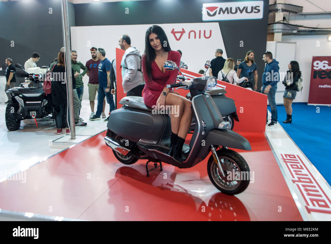 Athens, Greece. 21st Apr, 2018. The greatest motorcycle show took place ...