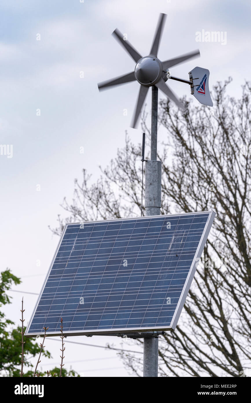 Rutland wincharger unit. Solar panel windmill electricity generator ...