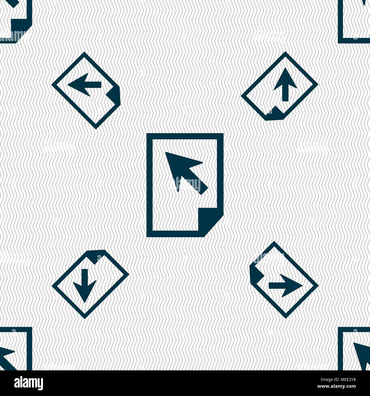Text file sign icon. File document symbol. Seamless pattern with ...