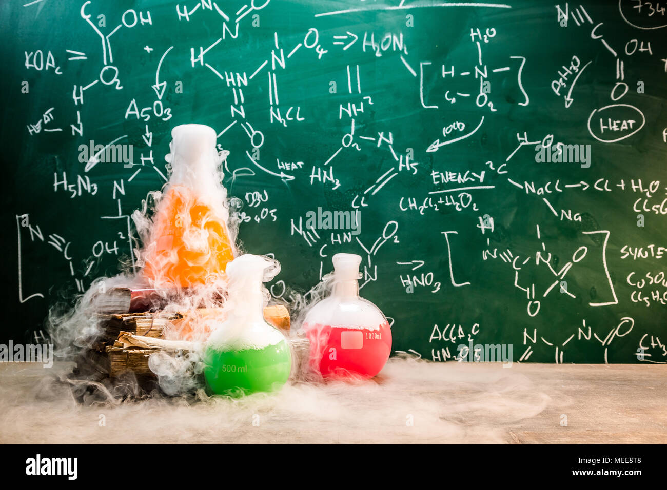 Green chemistry reaction formula hi-res stock photography and images ...