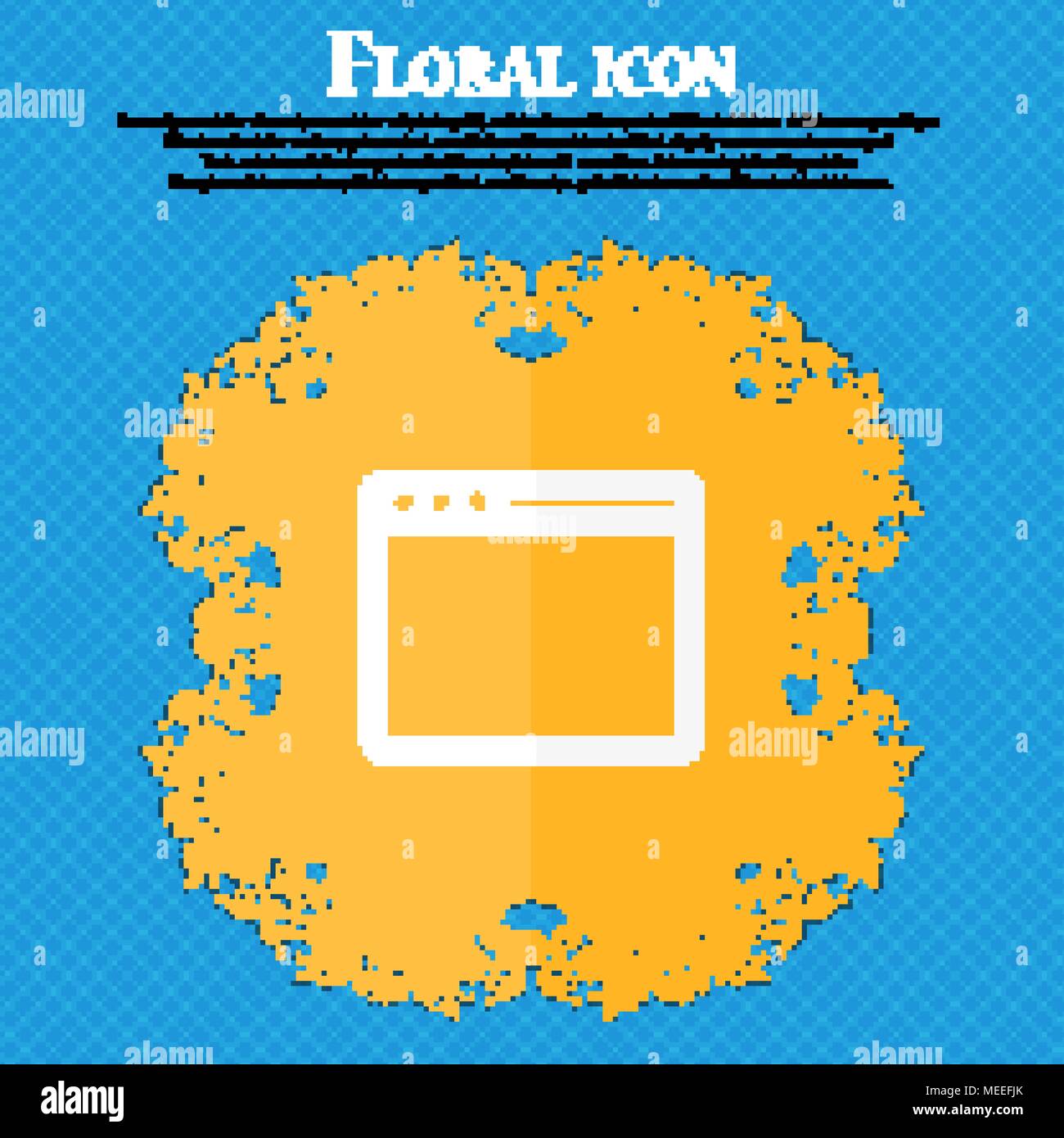 Flat Browser Window Icon