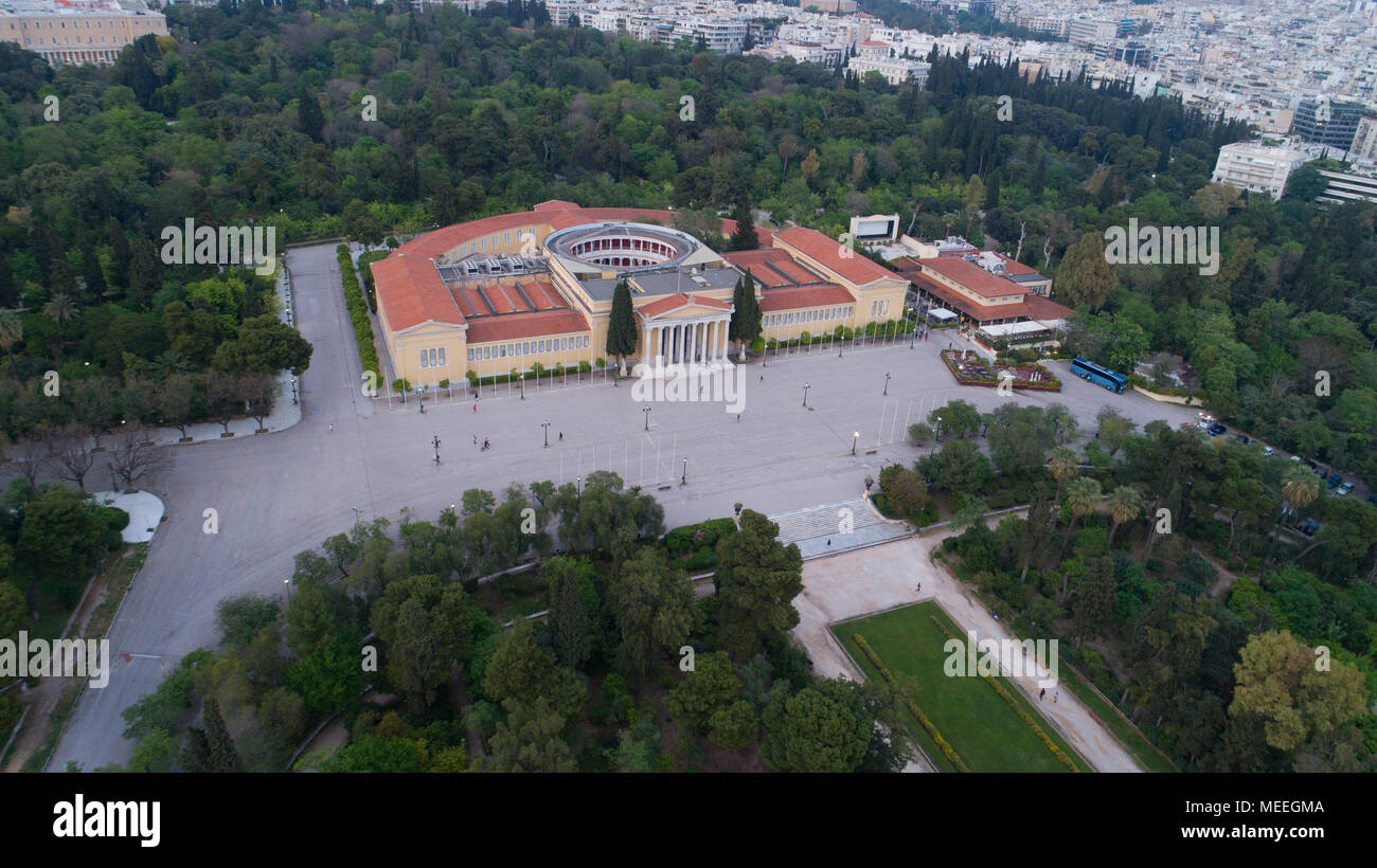 aerial view of Zappeion in Athens Stock Photo - Alamy