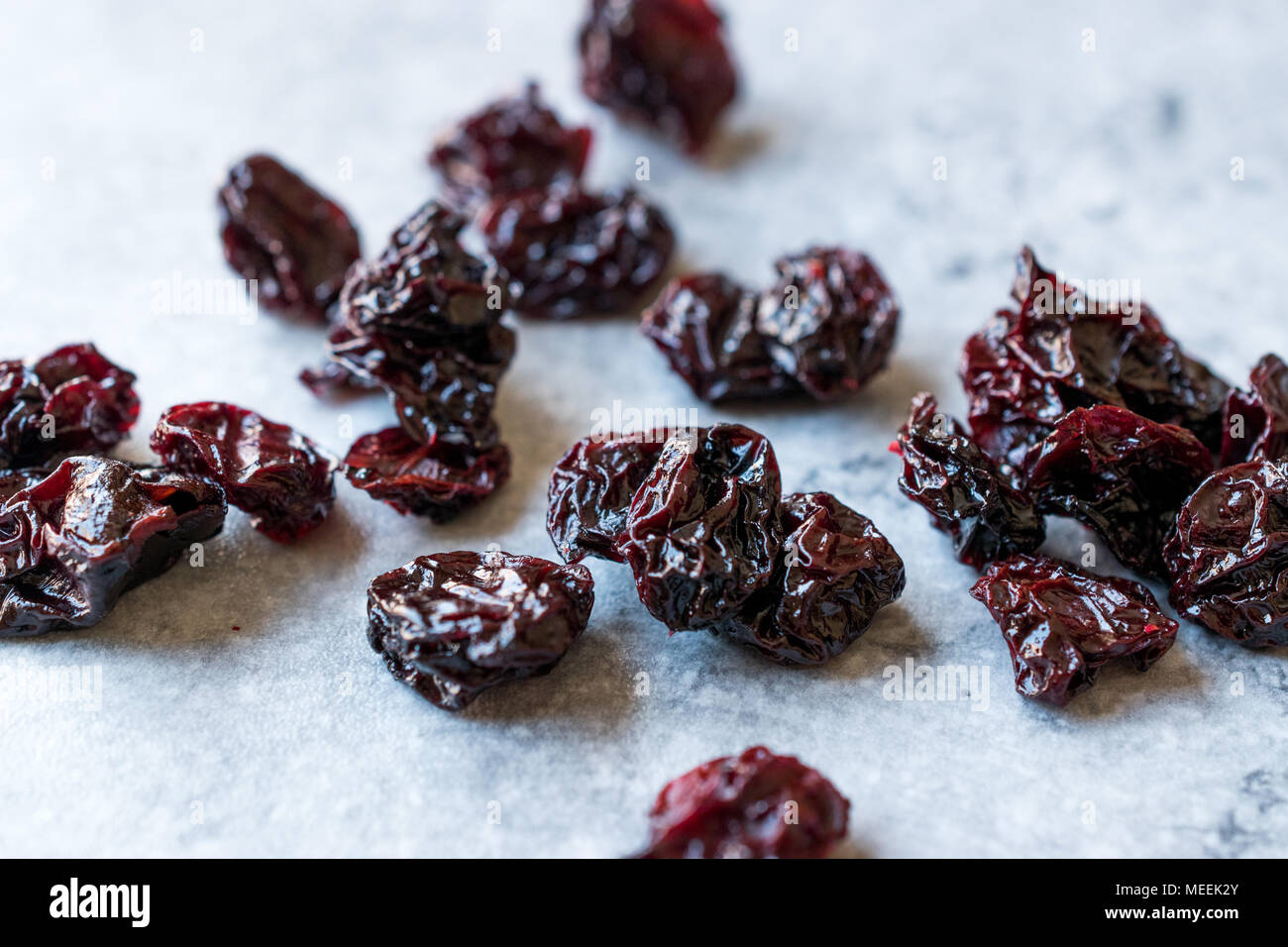 Dried Cherry Pieces Ready to Eat. Organic Food Stock Photo - Alamy