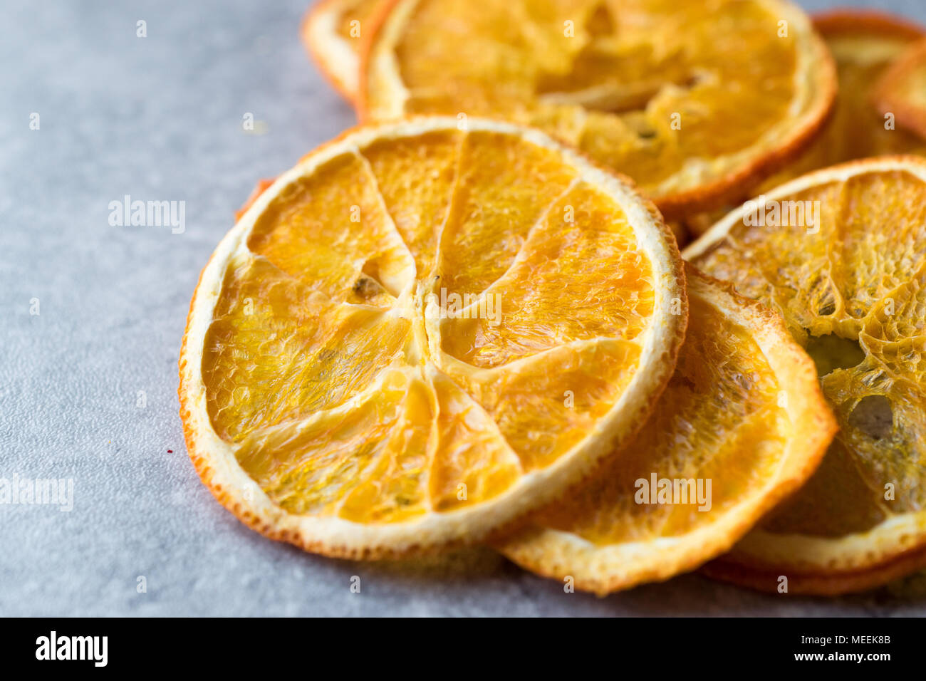 Dried Orange Slices Ready to Eat. Organic Food Stock Photo - Alamy
