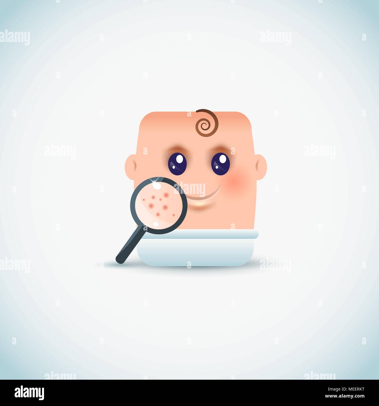Baby dermatitis Stock Vector Images - Alamy