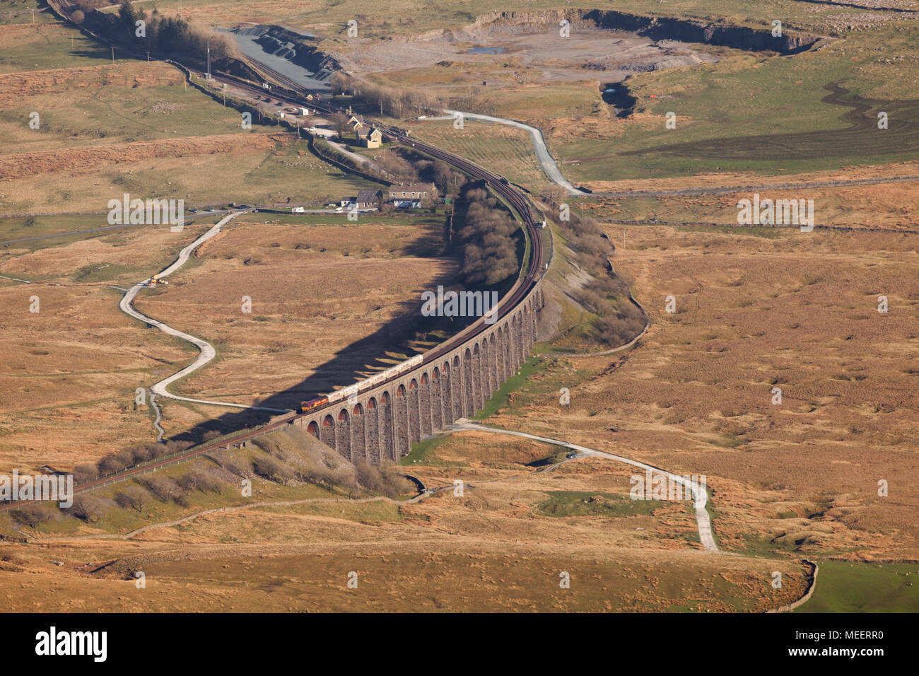 Ribblehead viaduct from whernside hi-res stock photography and images ...