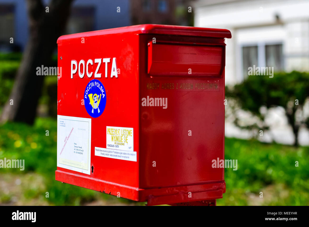International post box hi-res stock photography and images - Alamy