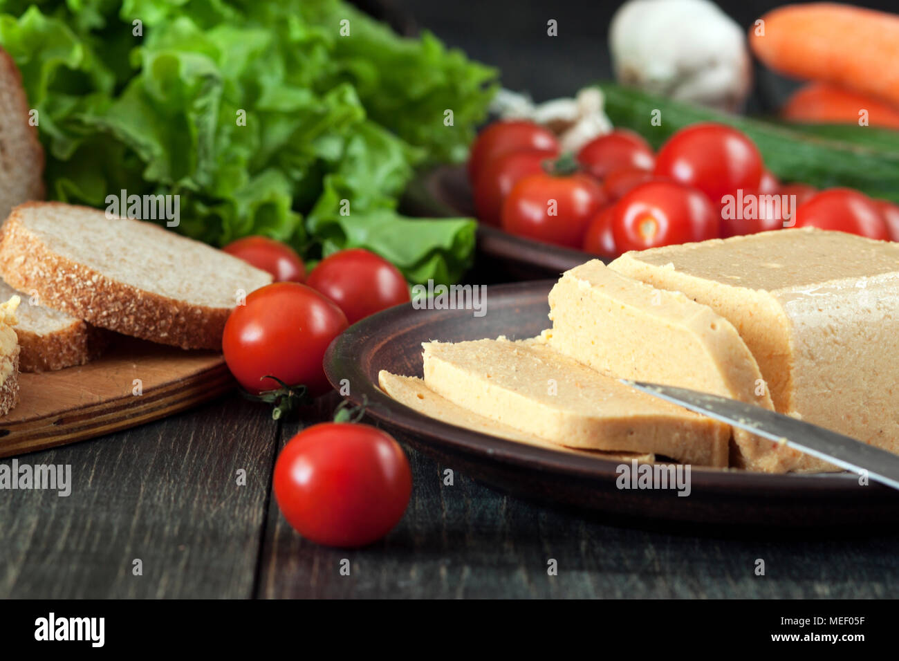 Homemade pate from chicken meat Stock Photo - Alamy