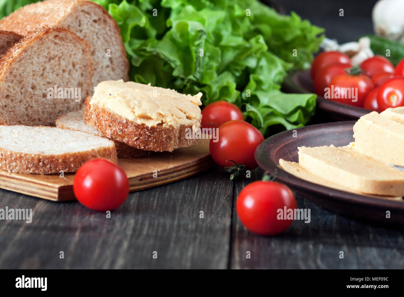 Homemade pate from chicken meat Stock Photo - Alamy