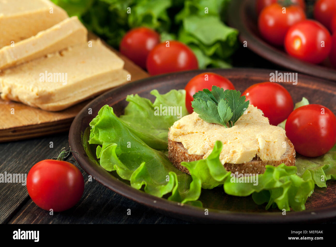 Homemade pate from chicken meat Stock Photo - Alamy