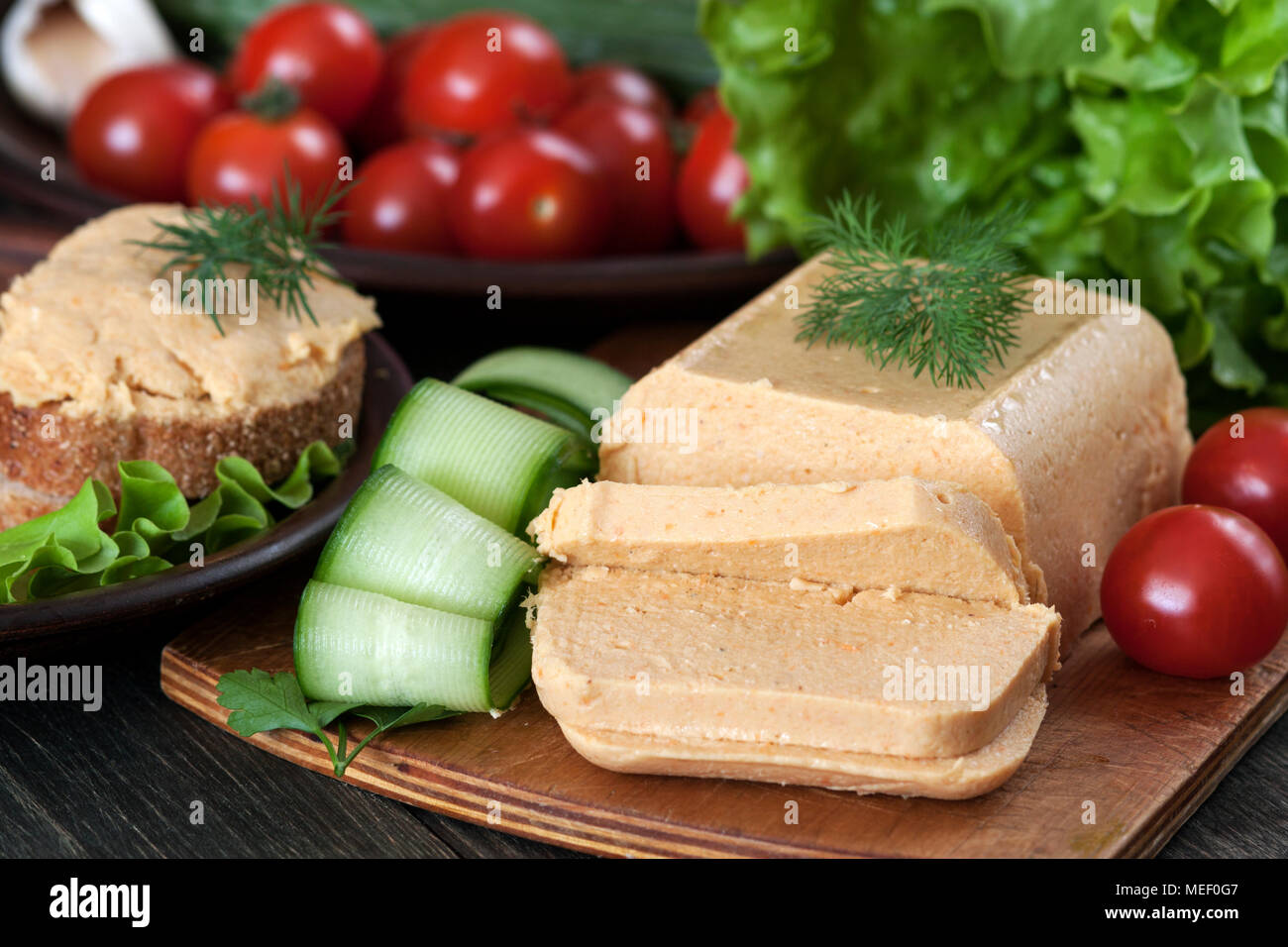 Homemade pate from chicken meat Stock Photo - Alamy