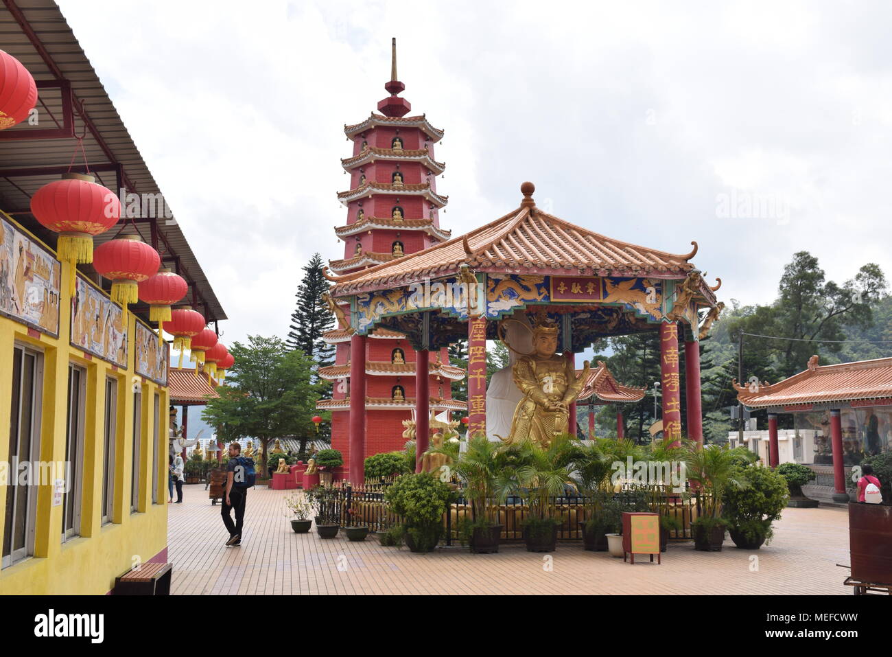 Monastery of the ten thousand buddhas hi-res stock photography and ...