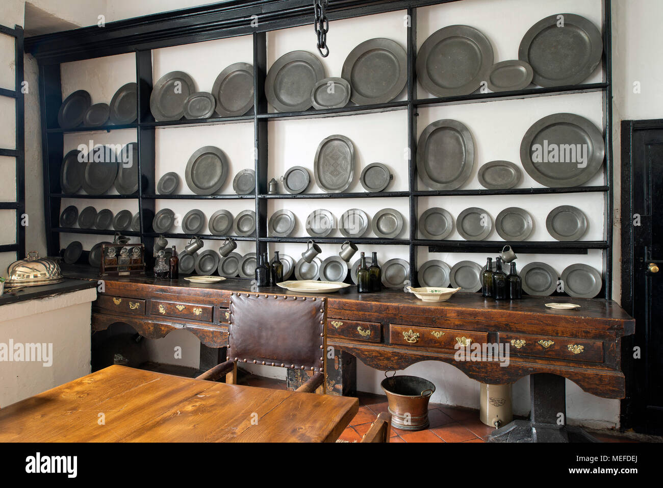 Fonmon Castle,Barry,Wales, the family home of Sir Brooke Boothby,his ...