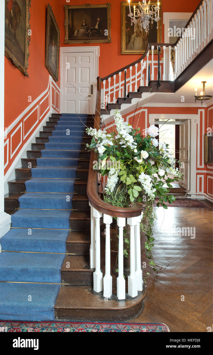 Fonmon Castle,Barry,Wales, the family home of Sir Brooke Boothby,his ...