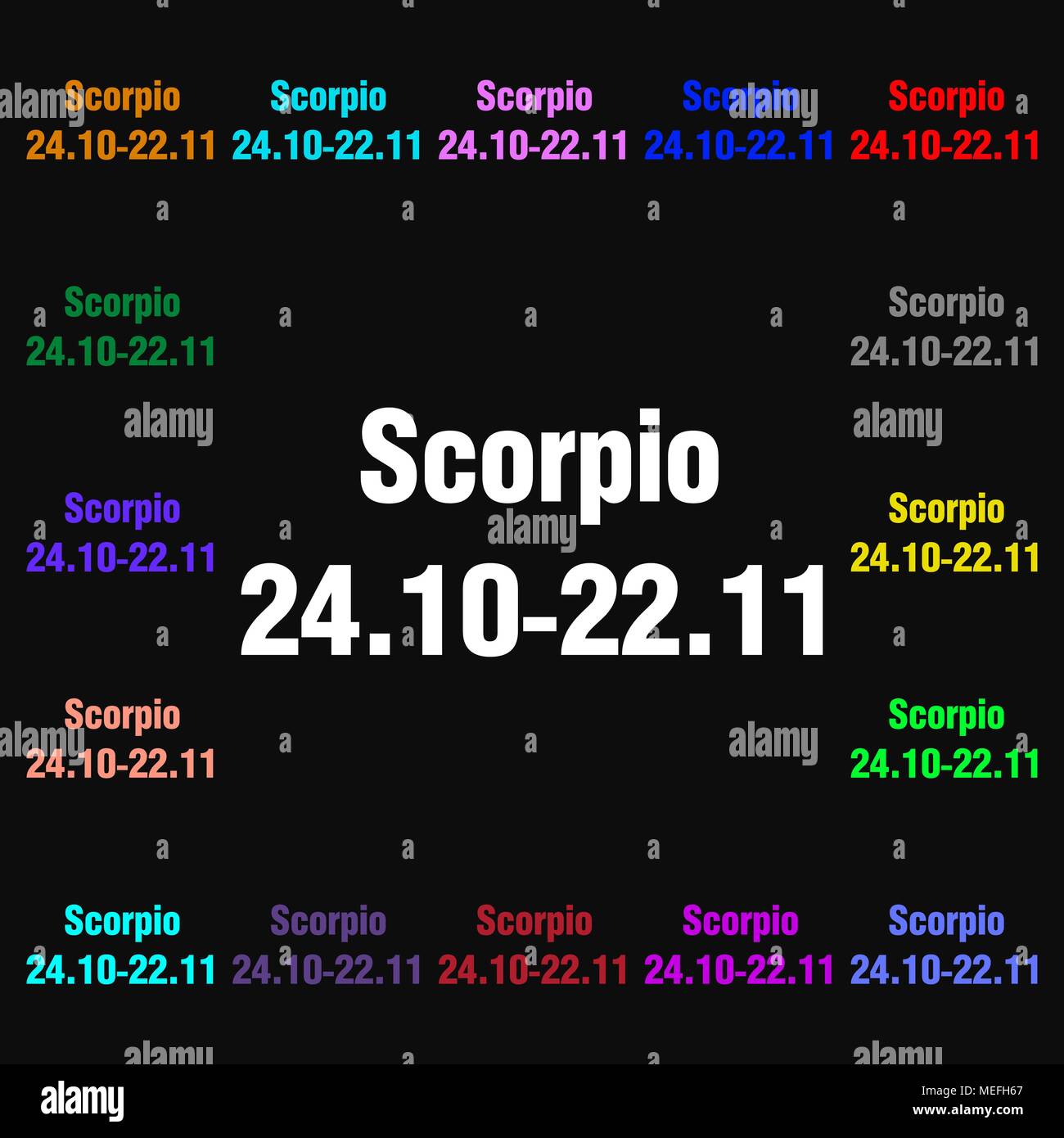 Scorpio icon sign. Lots of colorful symbols for your design. Vector ...