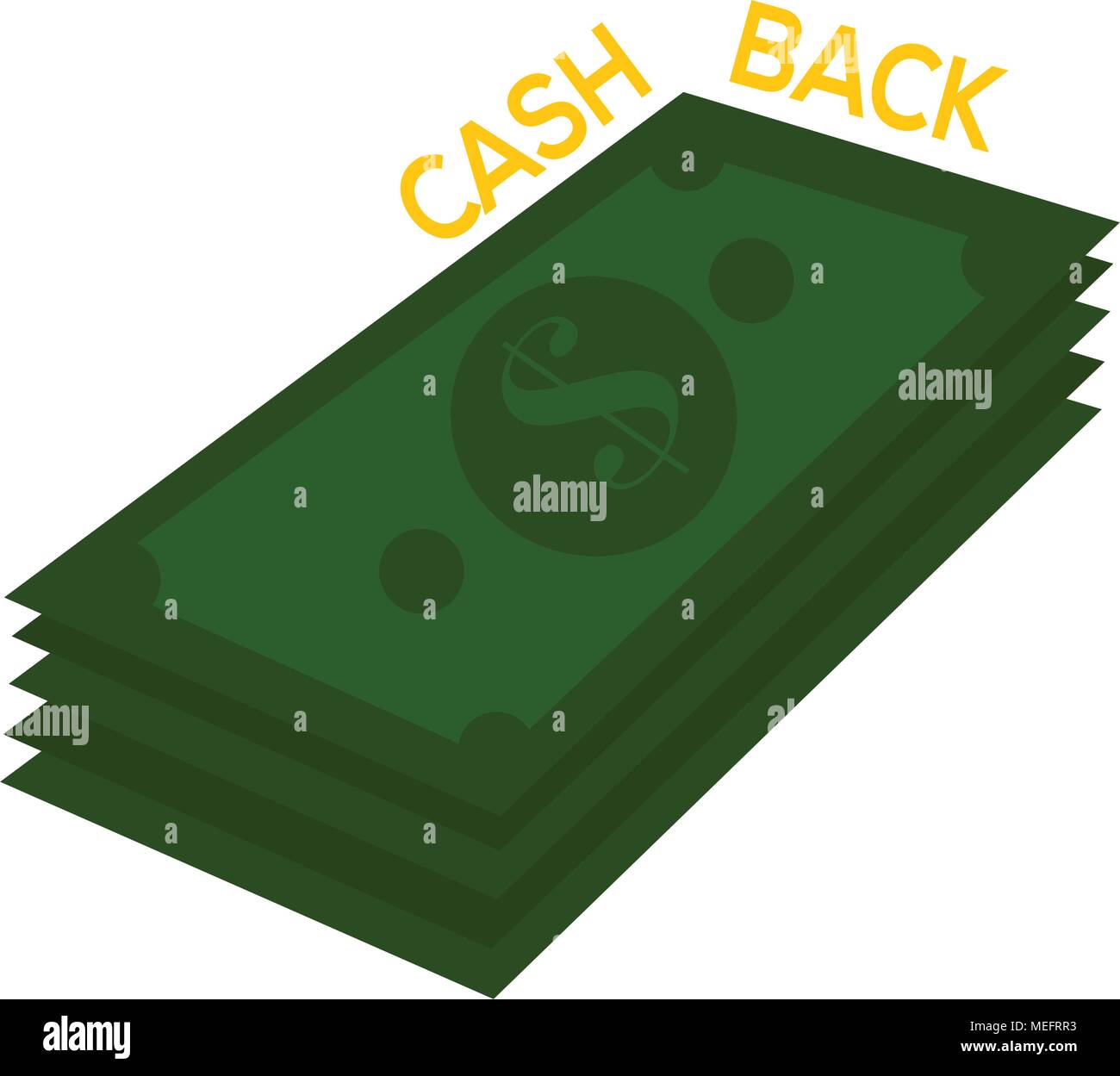 abstract cash back background with some special objects Stock Vector ...