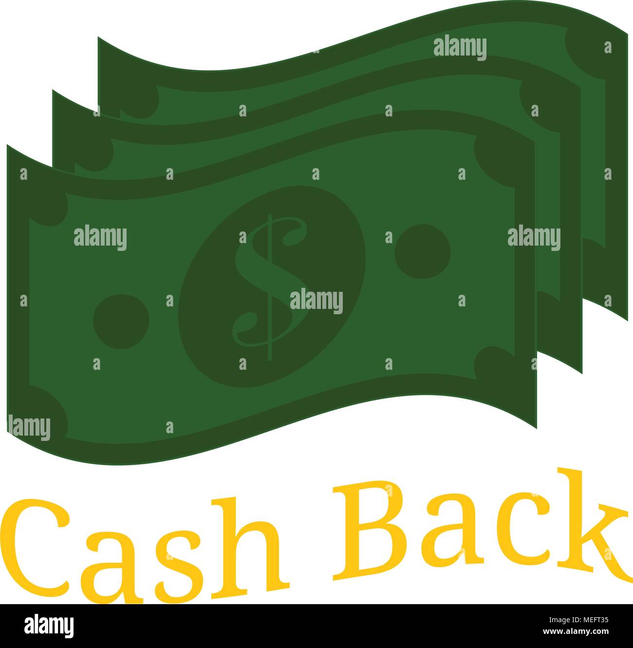 abstract cash back background with some special objects Stock Vector ...
