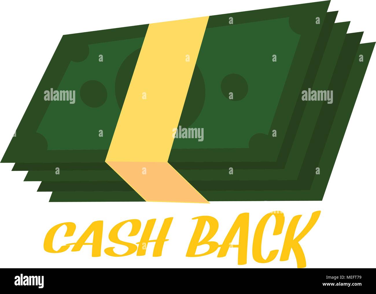 abstract cash back background with some special objects Stock Vector ...