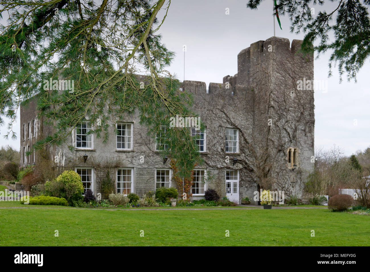 Fonmon castle hi-res stock photography and images - Alamy