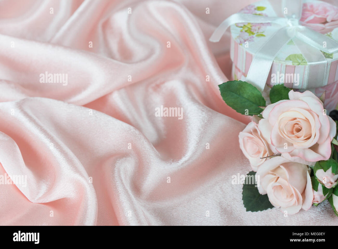 Satin rose bouquet hi-res stock photography and images - Alamy