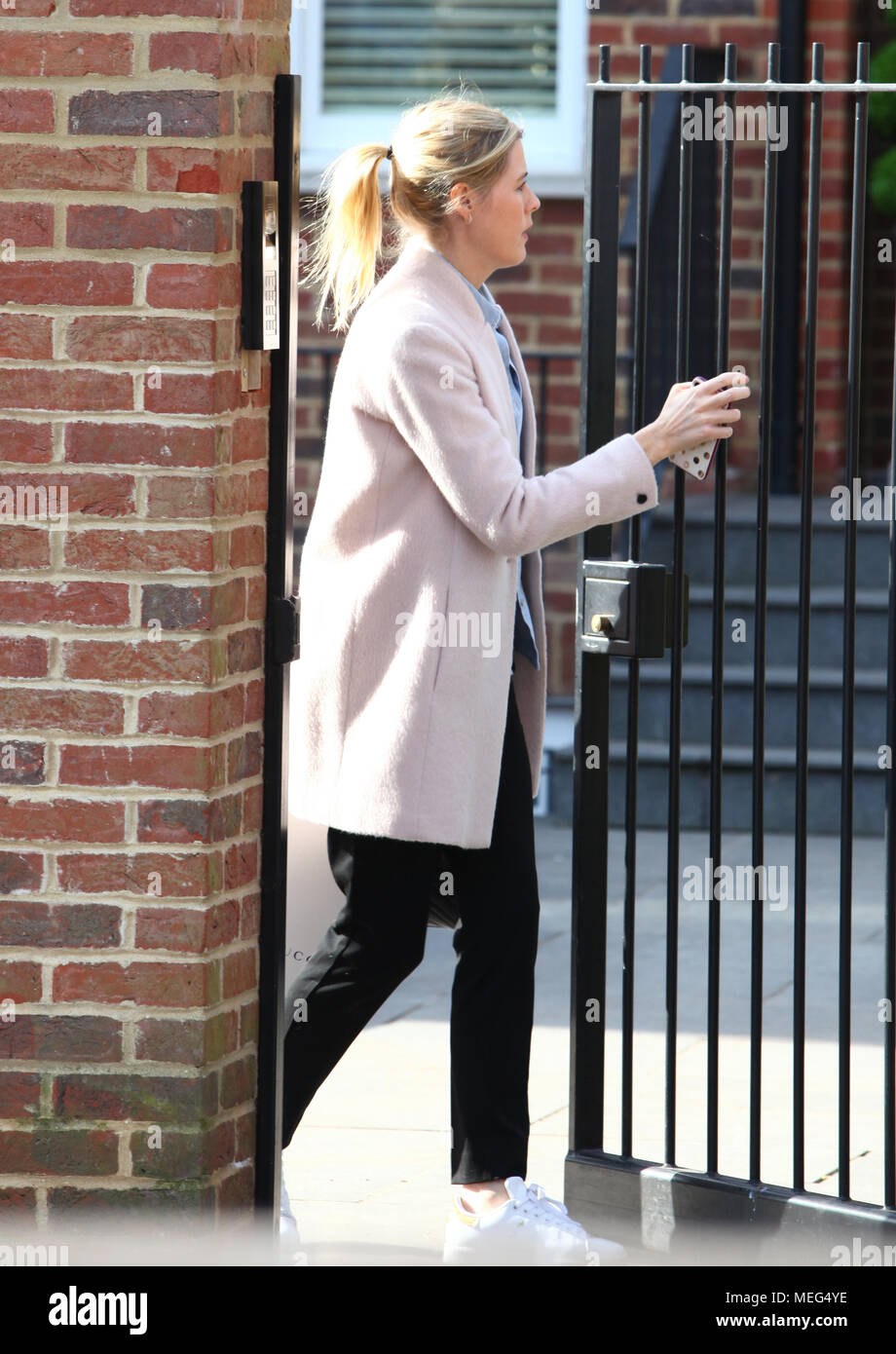 Ali Astall heading to her office in London Featuring: Ali Astall Where ...