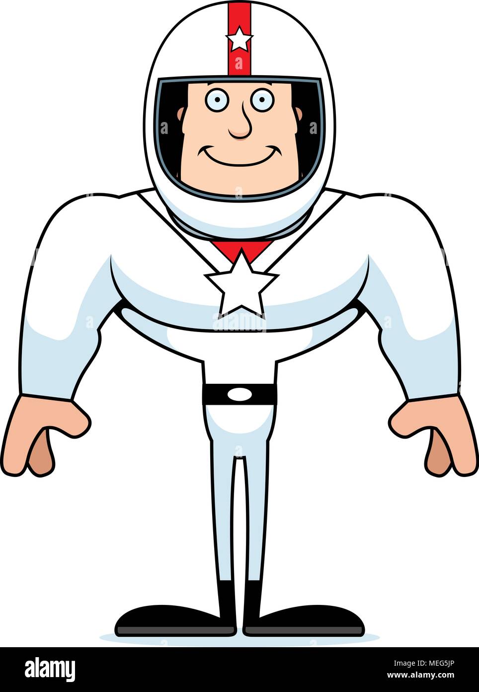 A cartoon race car driver smiling Stock Vector Image & Art - Alamy