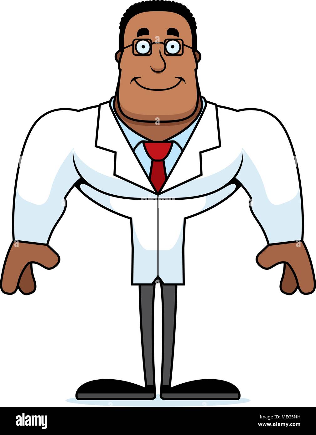 A cartoon scientist smiling Stock Vector Image & Art - Alamy