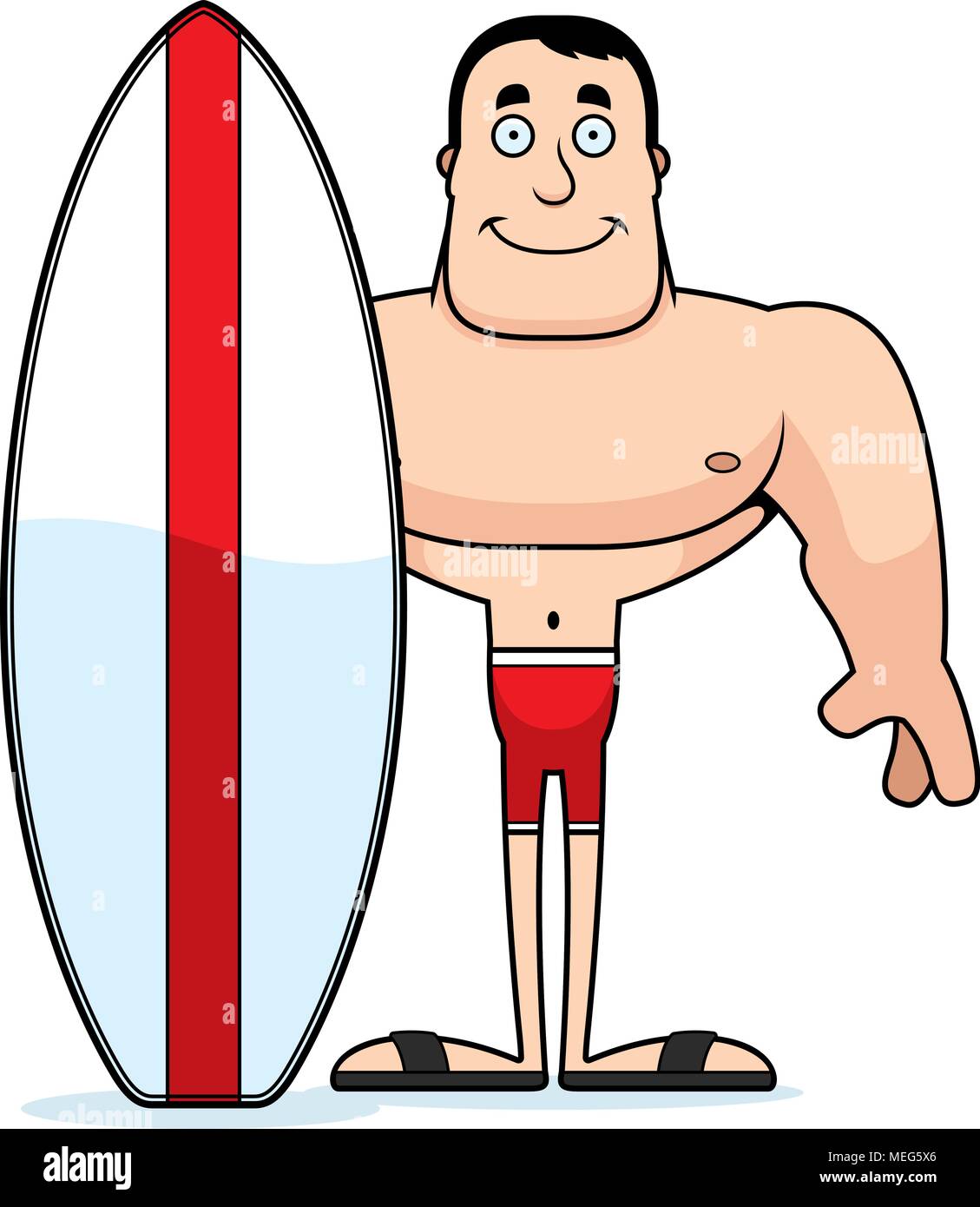 A cartoon surfer smiling Stock Vector Image & Art - Alamy