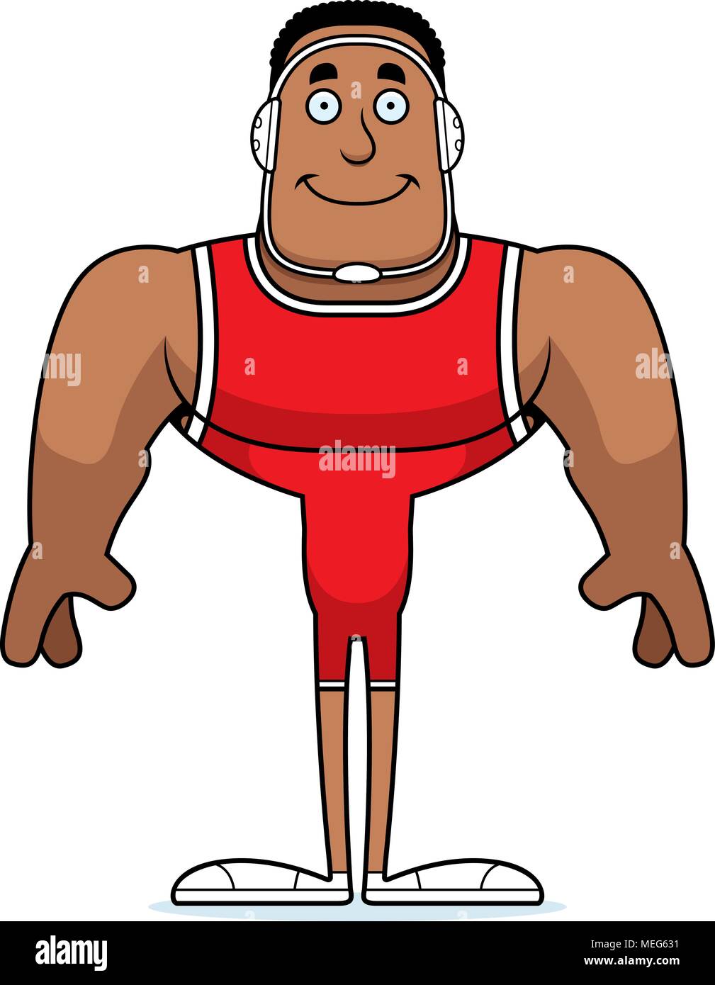 A cartoon wrestler smiling Stock Vector Image & Art - Alamy