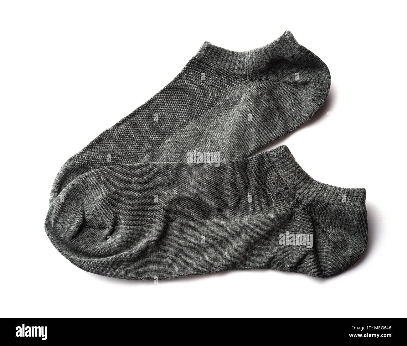 Grey sock Cut Out Stock Images & Pictures - Alamy