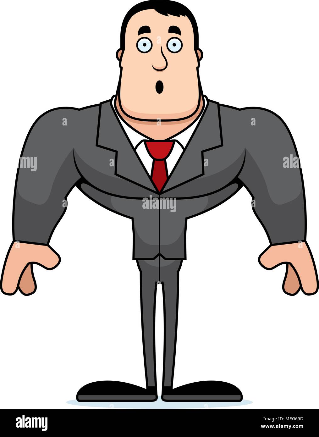 A cartoon businessperson looking surprised Stock Vector Image & Art - Alamy