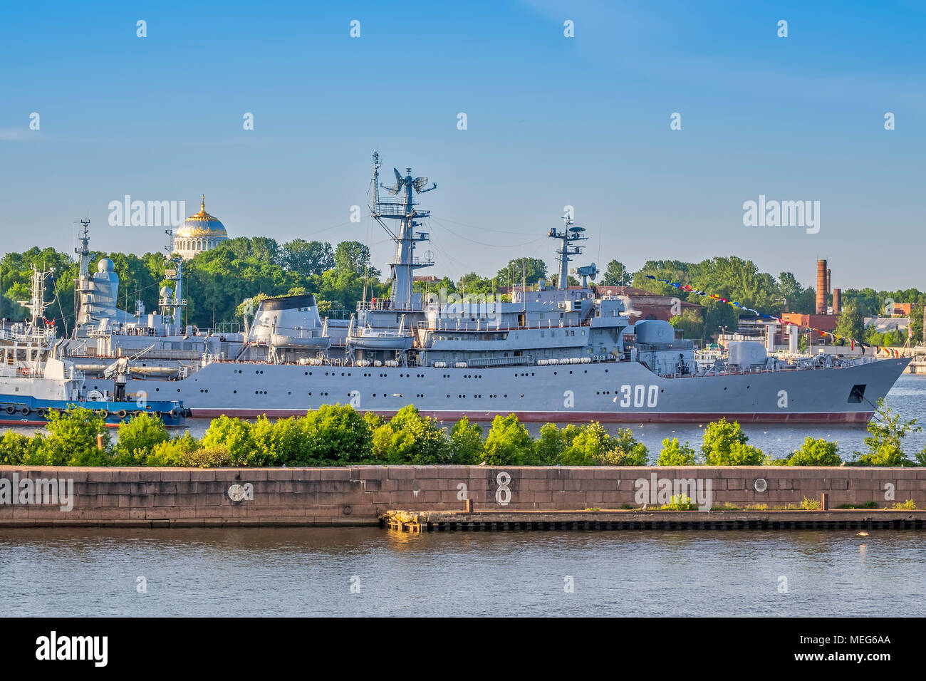 Kronshtadt Naval Base Kotlin Island Russia Stock Photo - Alamy