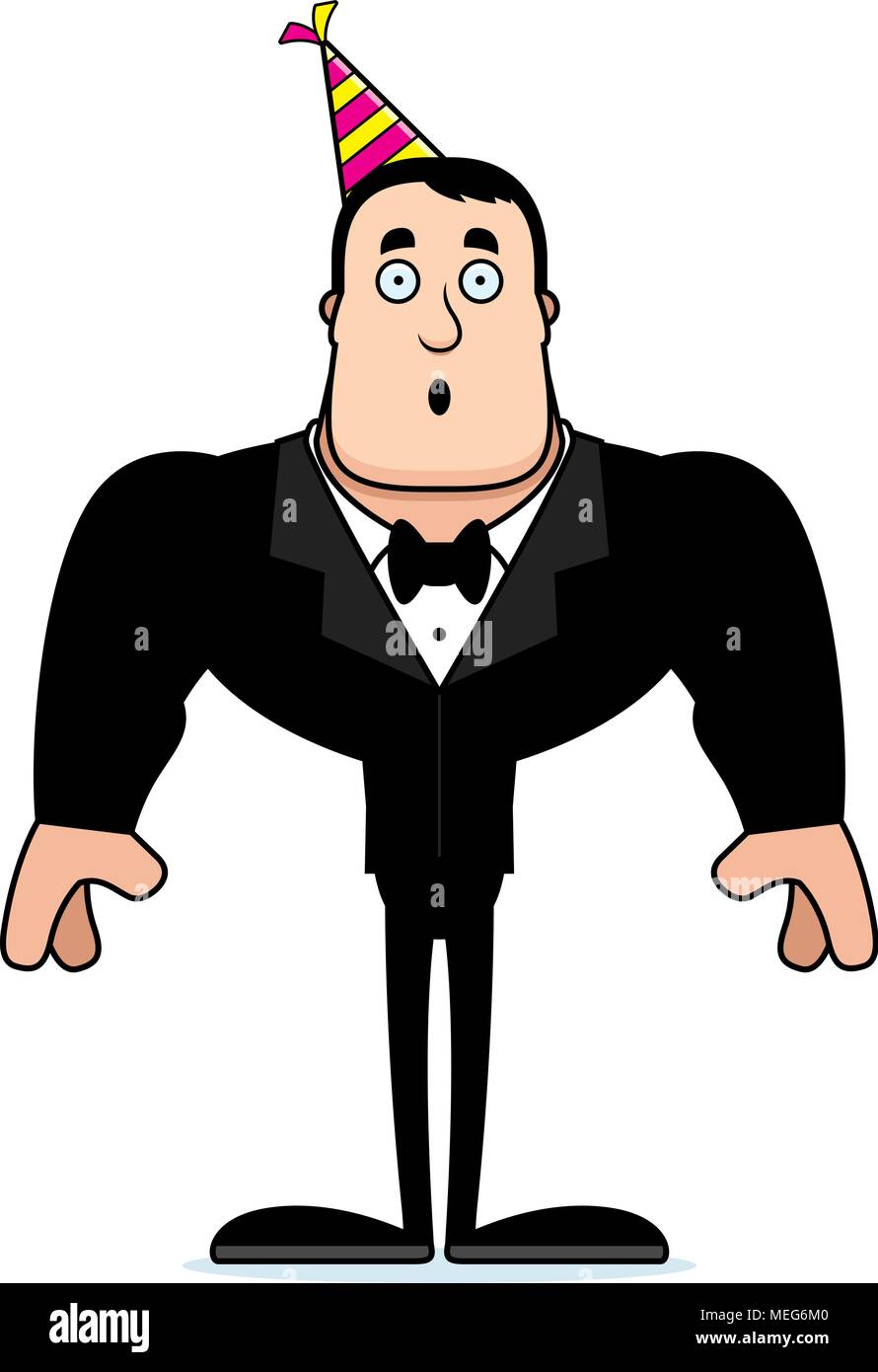 A cartoon partygoer looking surprised Stock Vector Image & Art - Alamy