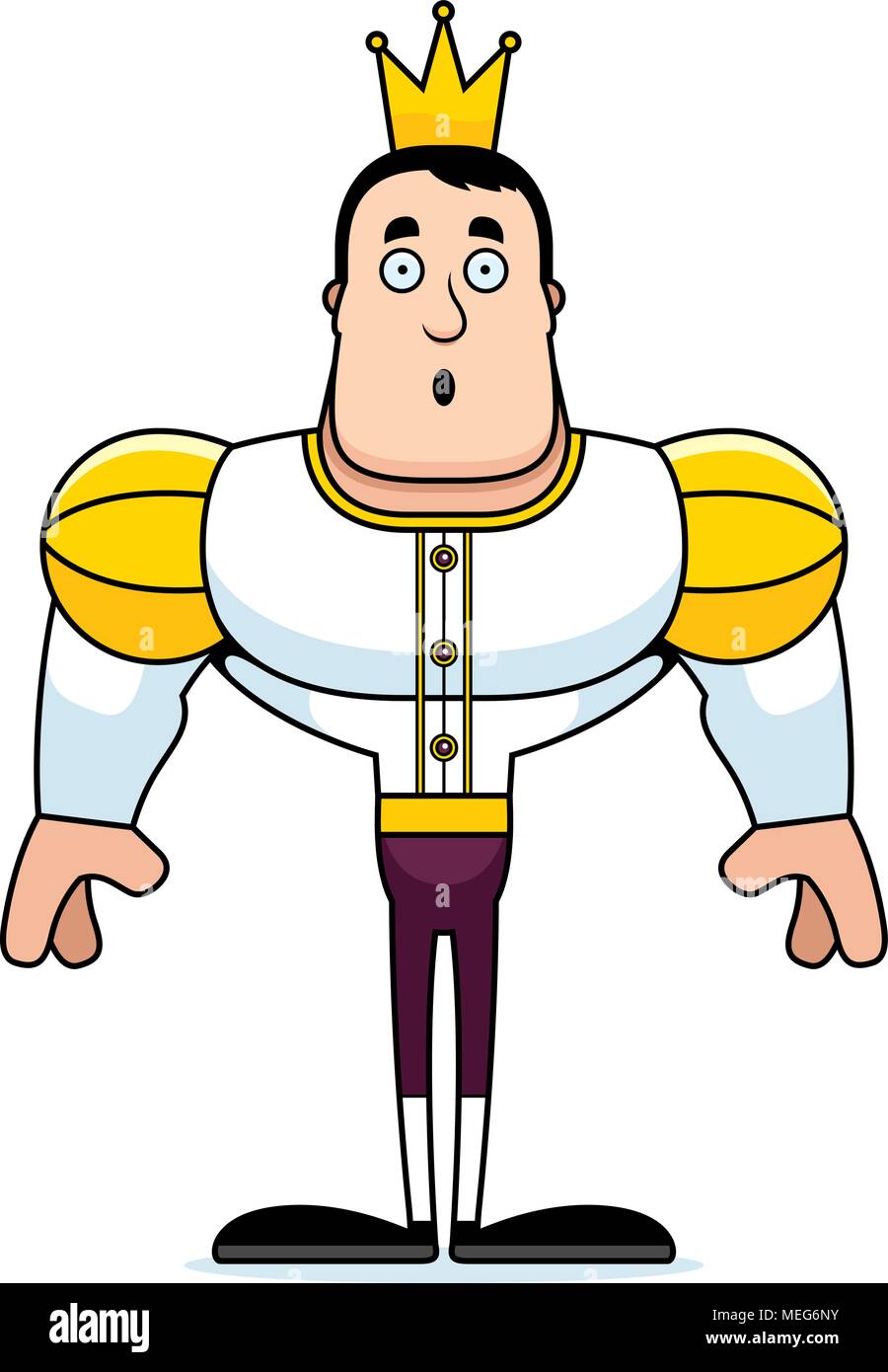 A cartoon prince looking surprised Stock Vector Image & Art - Alamy