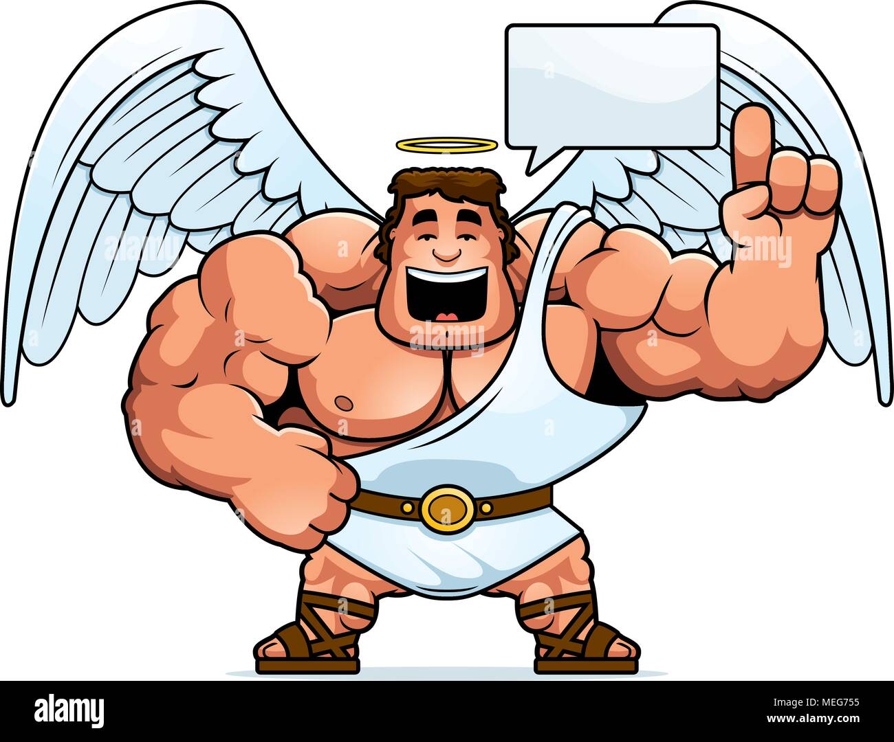 A cartoon illustration of an angel talking Stock Vector Image & Art - Alamy