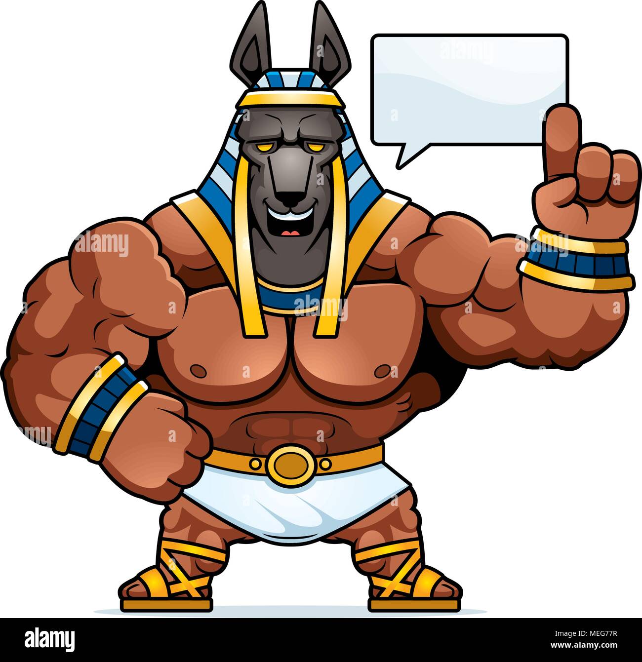 A cartoon illustration of Anubis talking Stock Vector Image & Art - Alamy