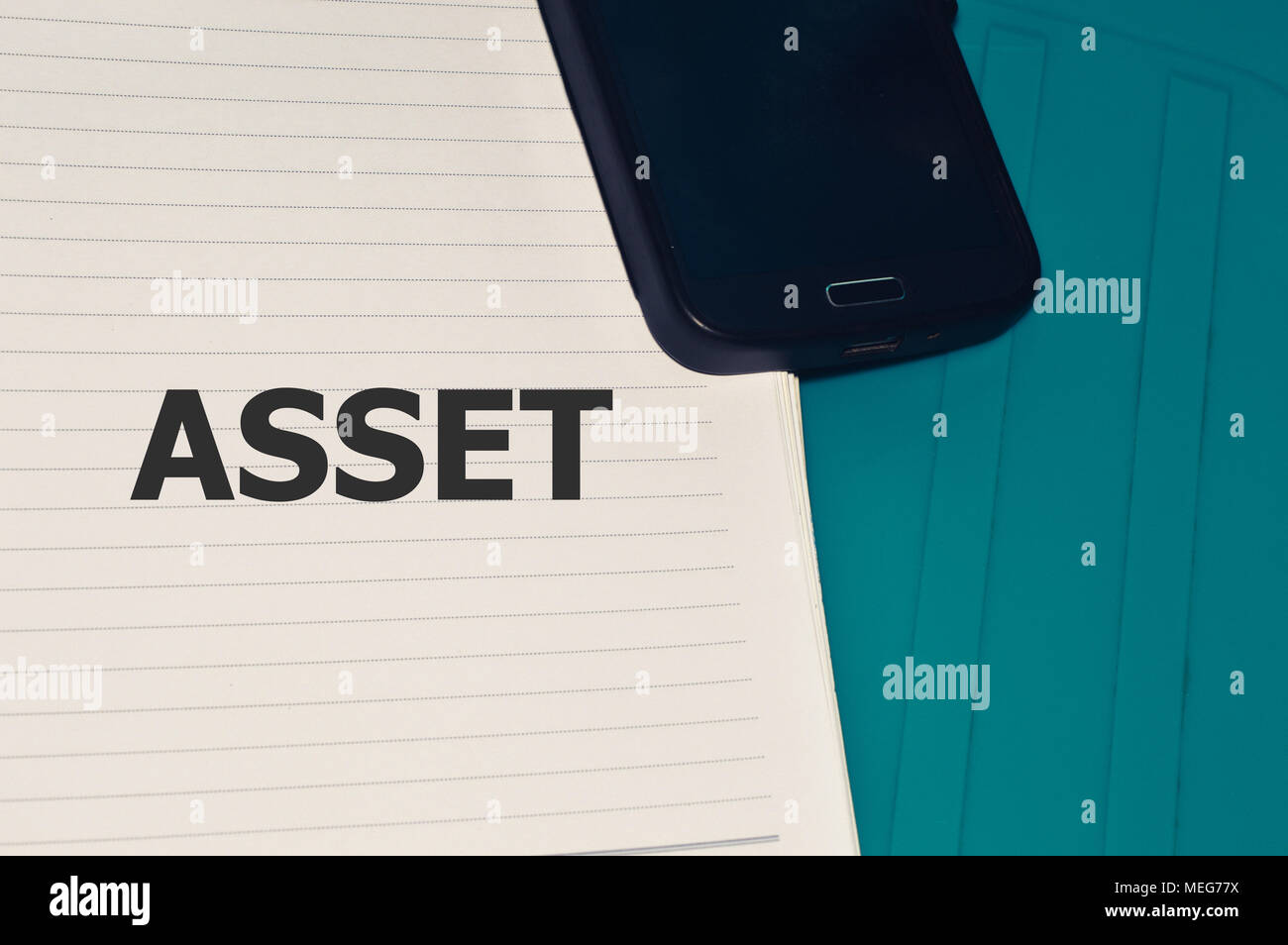 Asset word written on white paper Stock Photo - Alamy
