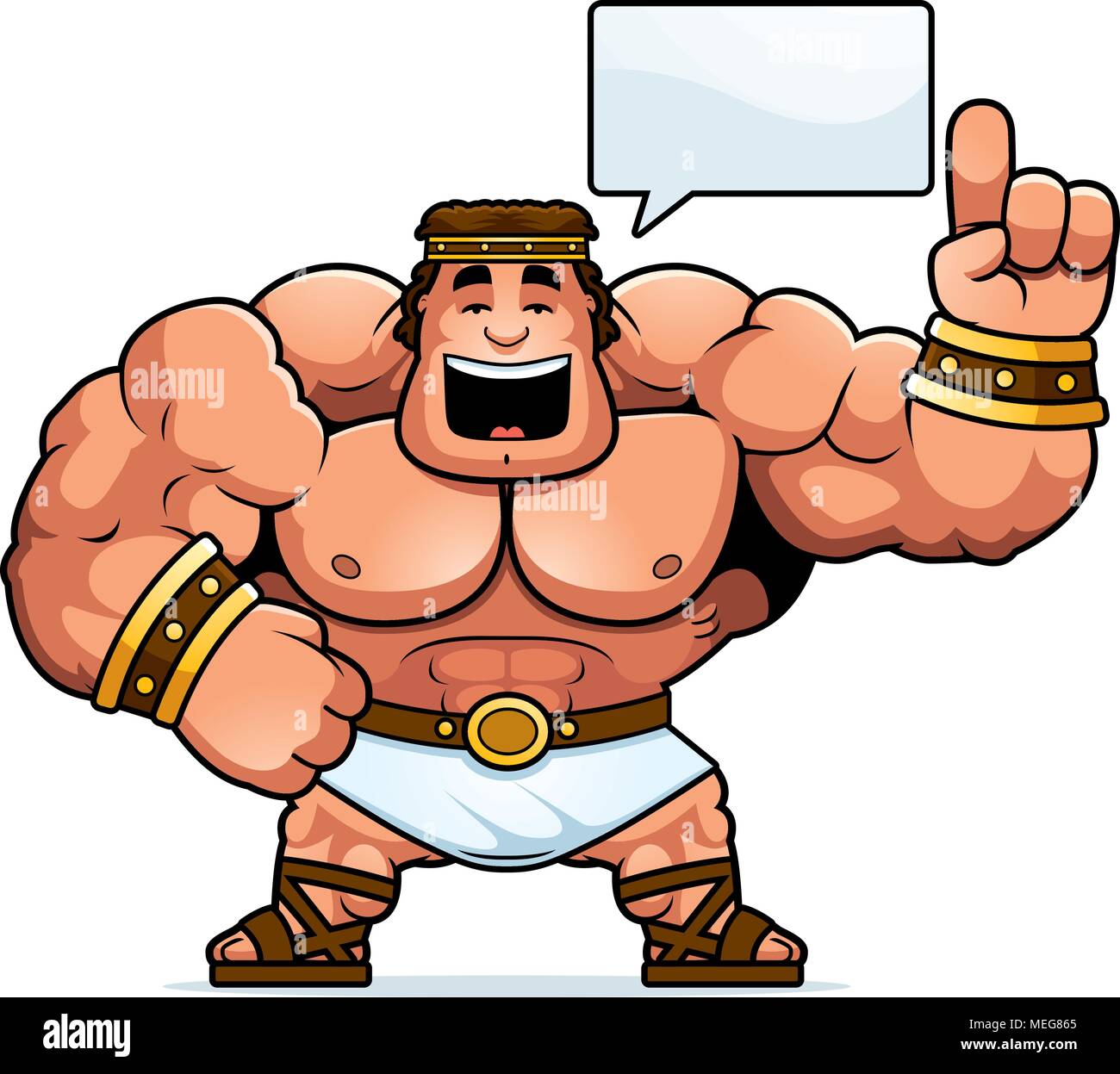 A cartoon illustration of Hercules talking Stock Vector Image & Art - Alamy