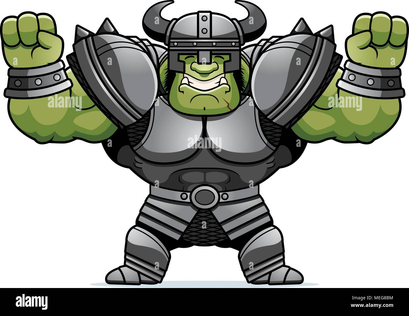 Cartoon illustration orc smiling hi-res stock photography and images ...