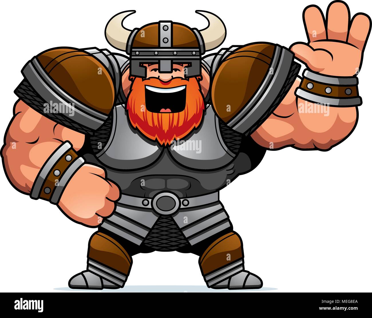 A cartoon illustration of a Viking waving Stock Vector Image & Art - Alamy