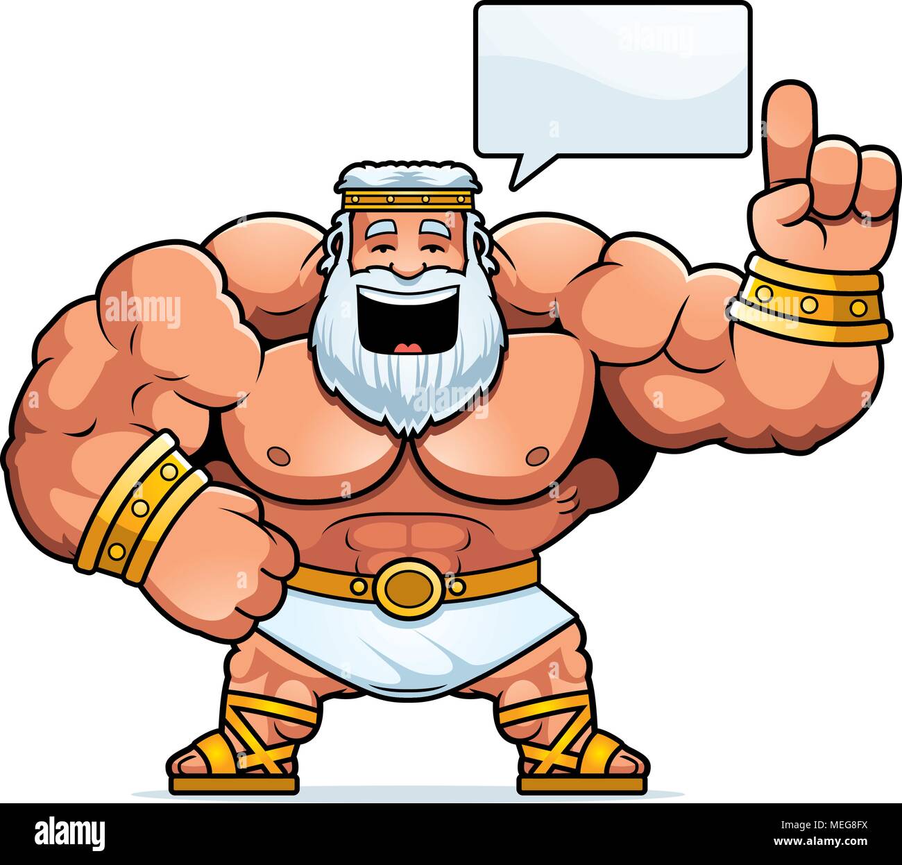 A cartoon illustration of Zeus talking Stock Vector Image & Art - Alamy
