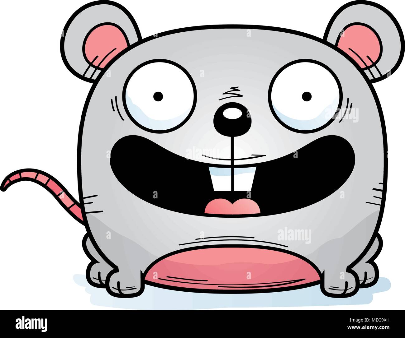 A cartoon illustration of a mouse smiling Stock Vector Image & Art - Alamy