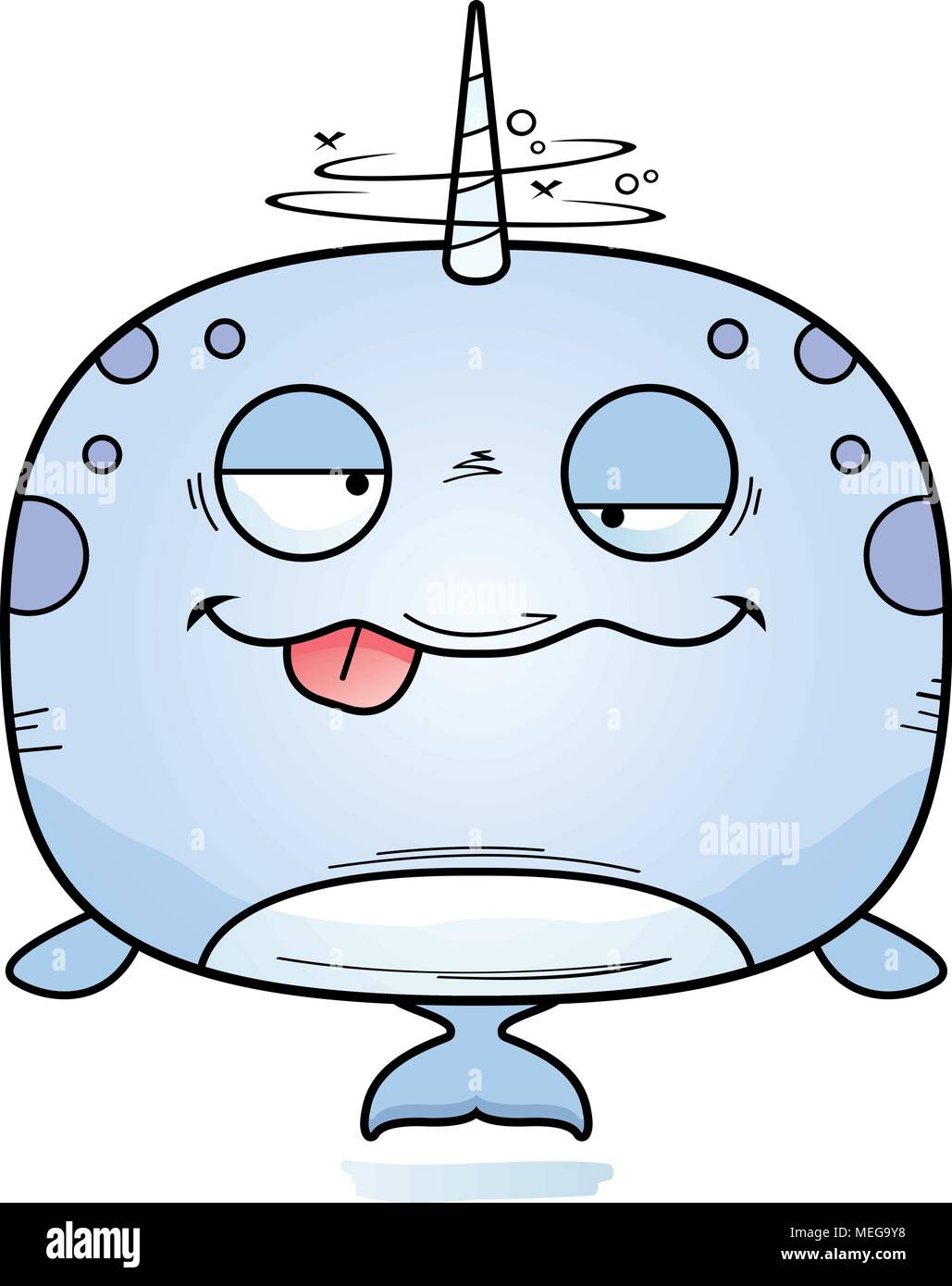 Narwhal Cartoon Face