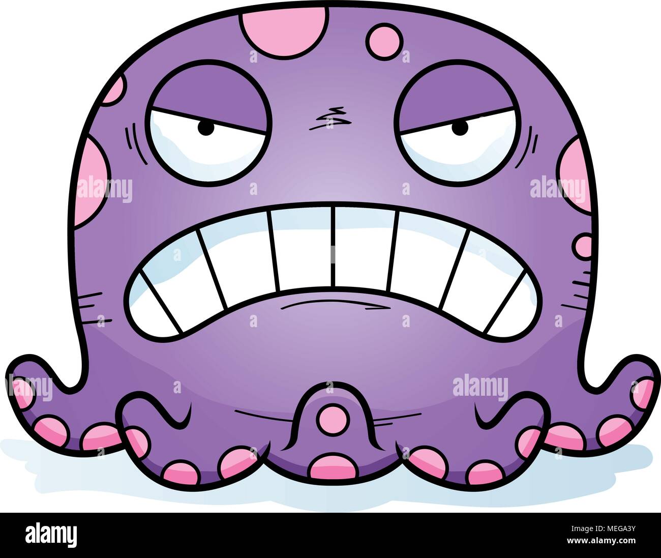 Angry Octopus Drawing