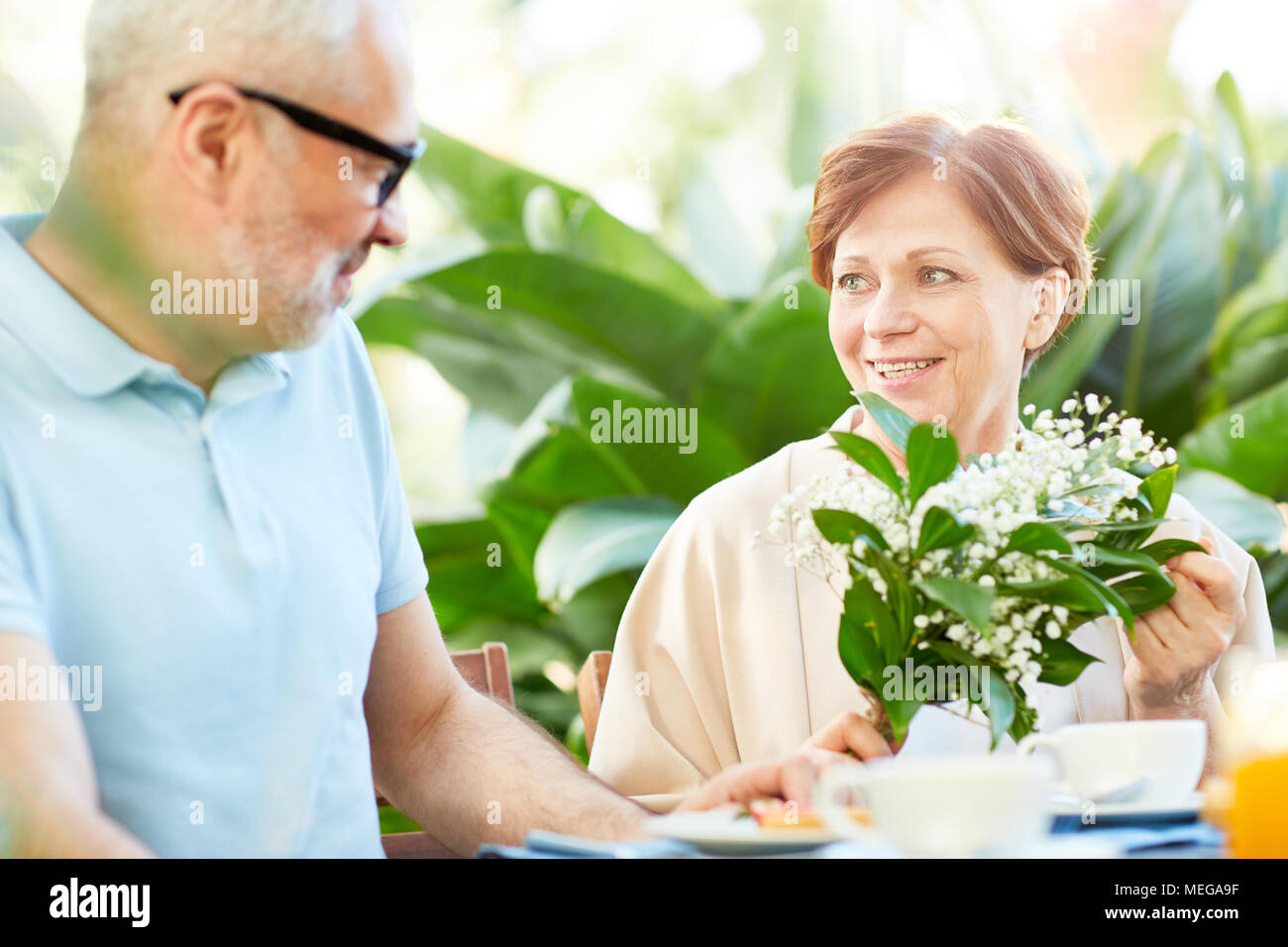 Spring morning breakfast hi-res stock photography and images - Alamy
