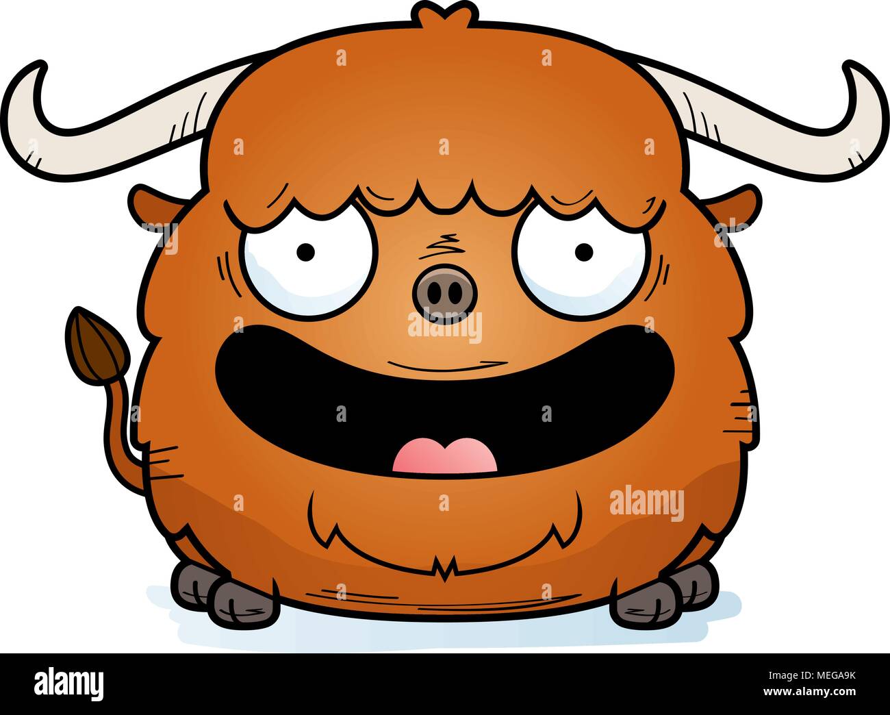 Yak with horns Stock Vector Images - Alamy