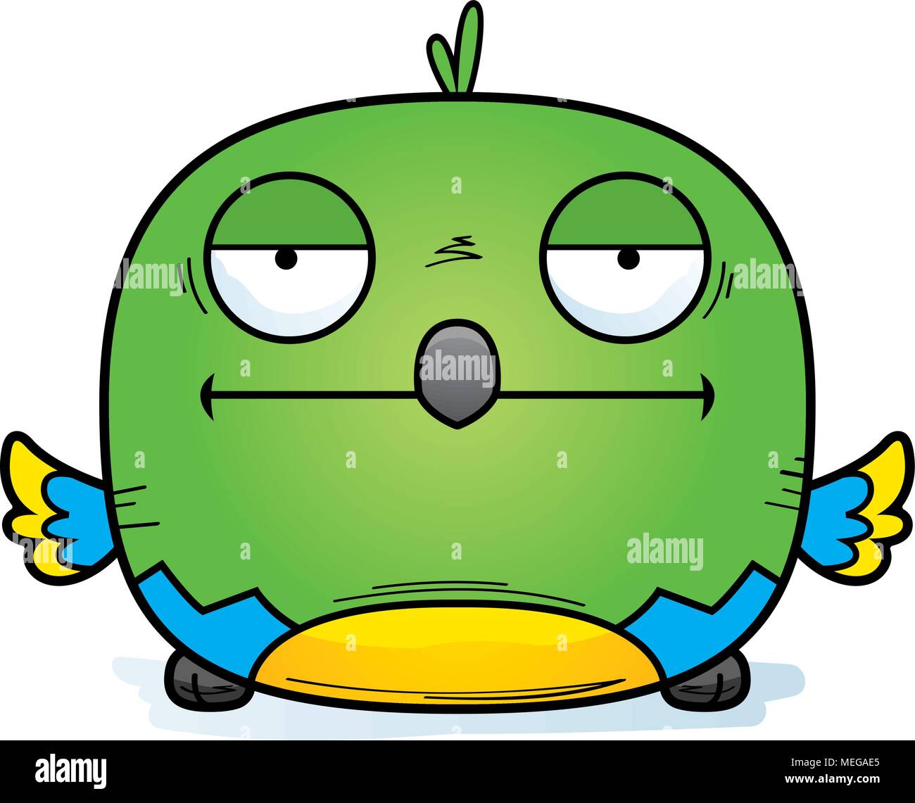 Cartoon bored bird hi-res stock photography and images - Alamy