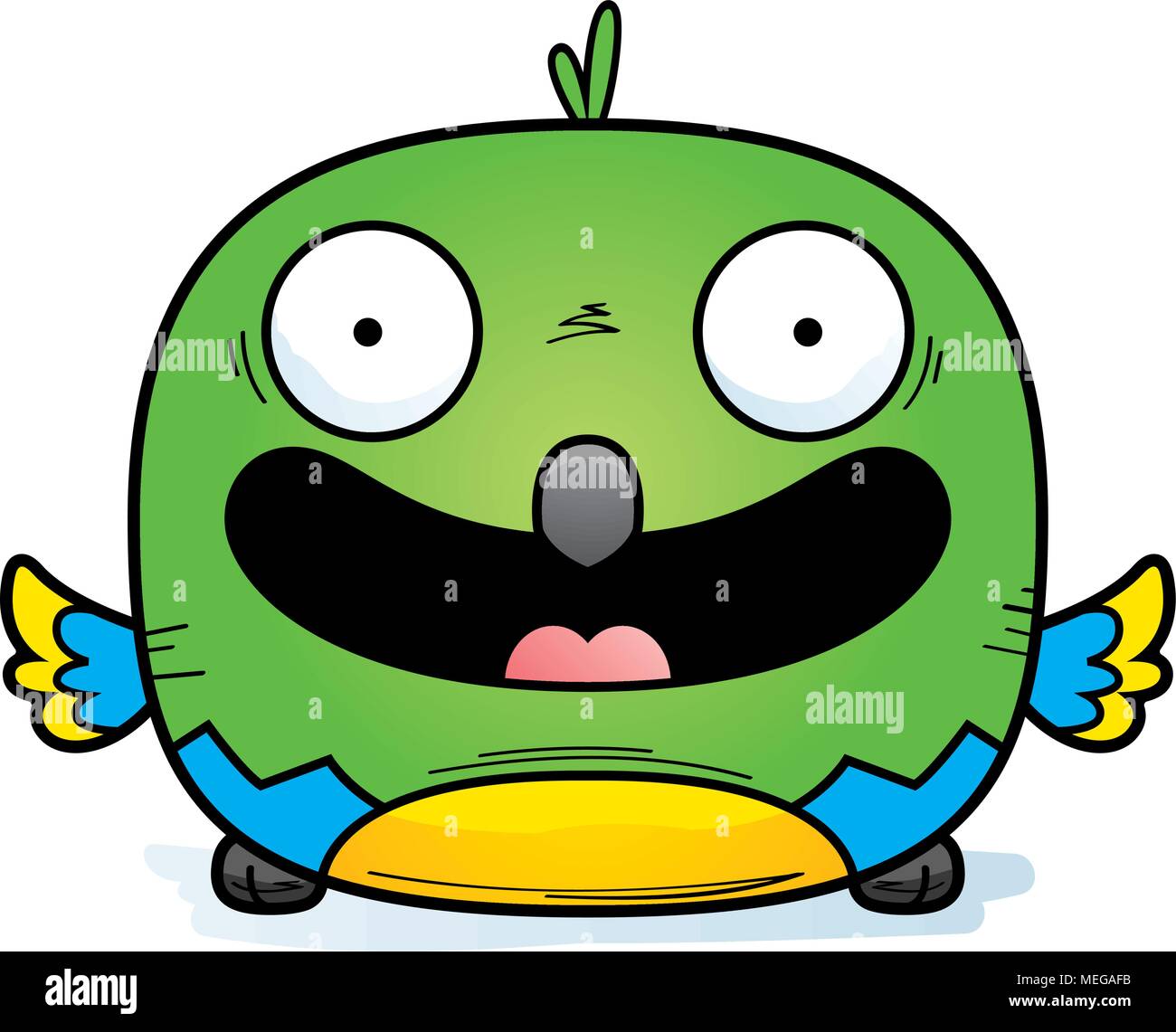 A cartoon illustration of a parrot smiling Stock Vector Image & Art - Alamy
