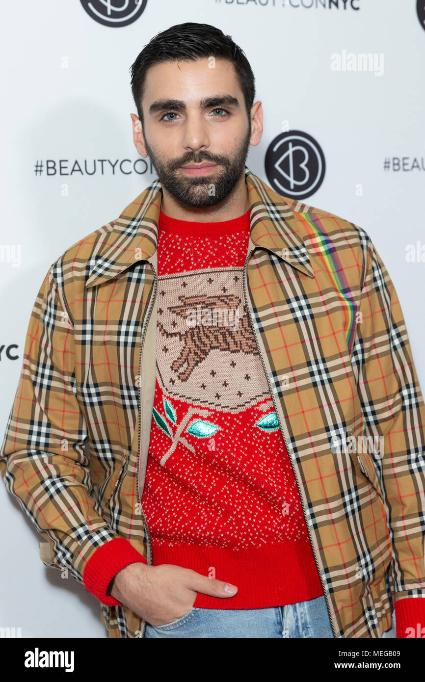 New York, NY - April 21, 2018: Phillip Picardi attends Beautycon ...